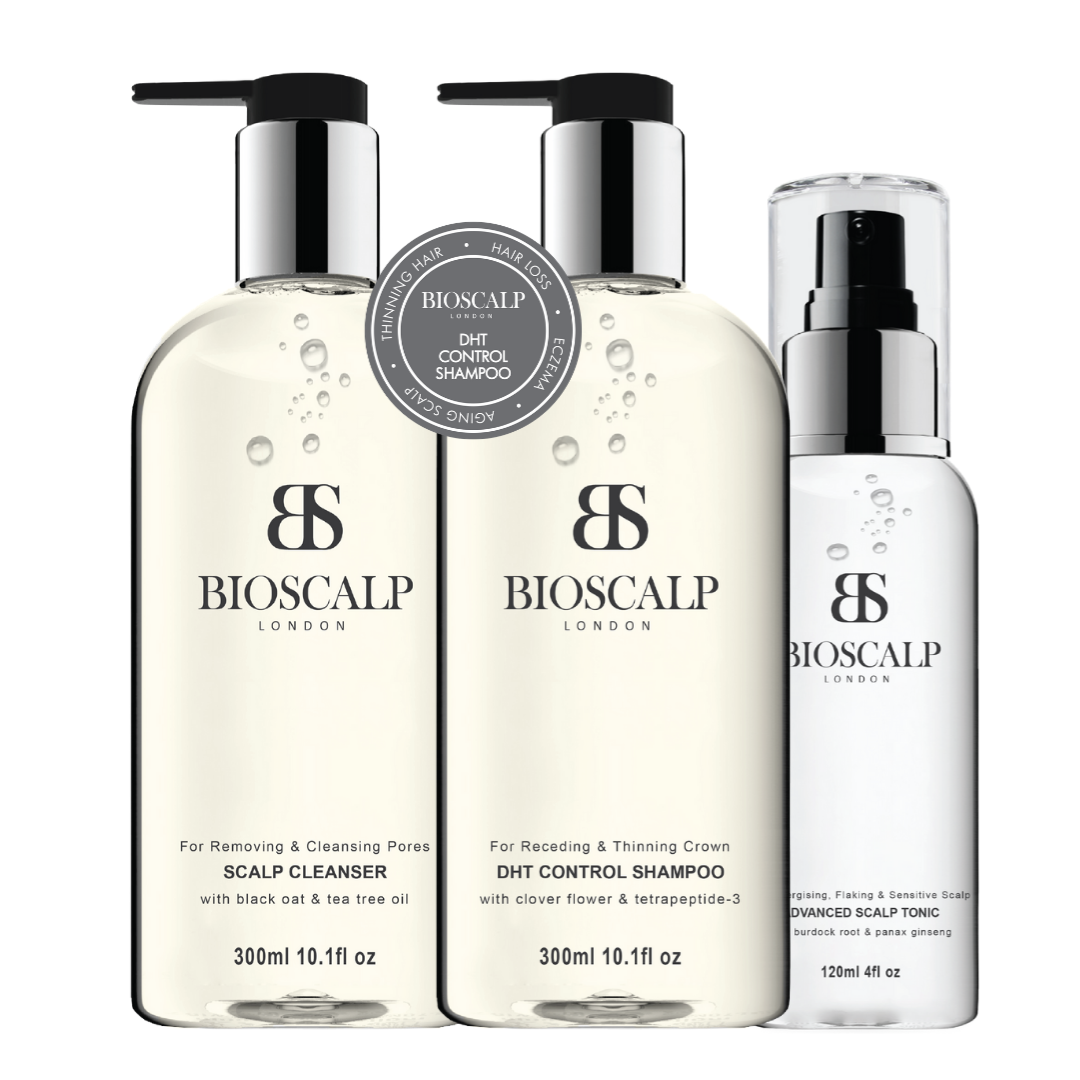 BioScalp DHTI Control Kit – 3-Step Daily DHT-Blocking Hair Loss System ...